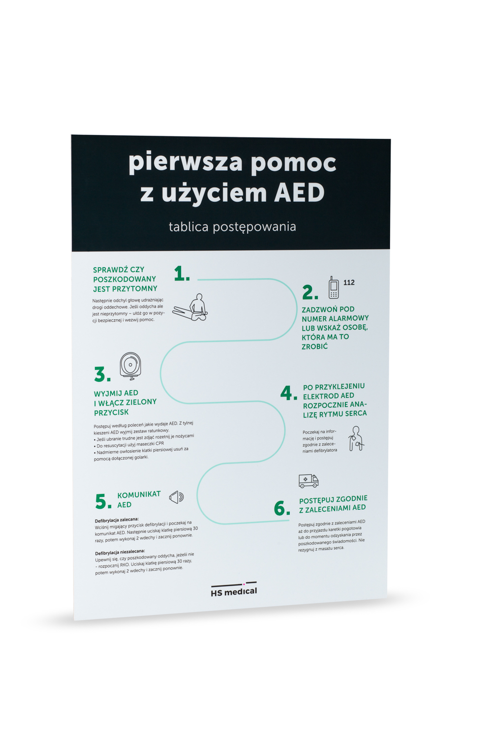 Tablica z Instrukcją - Krok po Kroku - sklep.med4life.com.pl